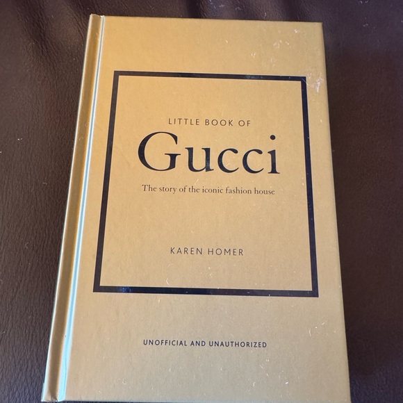 Gucci | Accents | Gucci Gold Hardcover Book | Poshmark